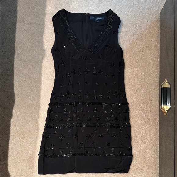 French Connection | Dresses | French Connection Stunning Black Beaded ...